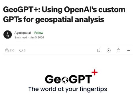 🚀 introducing geogpt the future of geospatial intelligence arkadash asad