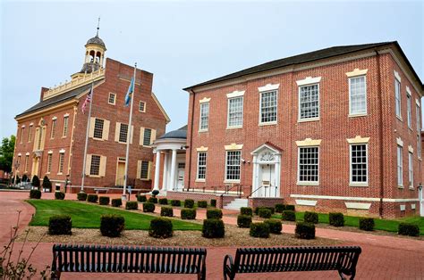 Delaware Old State House And Supreme Court In Dover Delaware