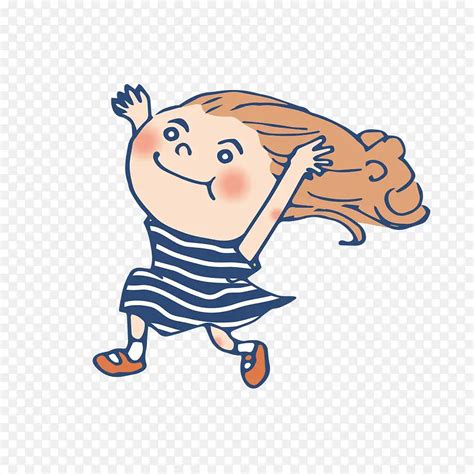 可爱条纹女孩免抠素材png图片素材下载 图片编号yxovgkle 免抠素材网