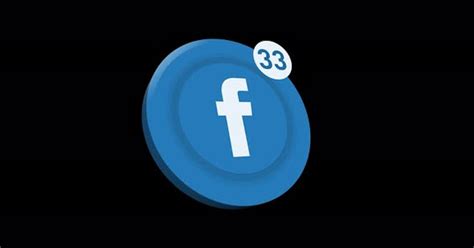 Анимация счетчика уведомлений в социальных сетях с иконками Facebook Анимированная графика