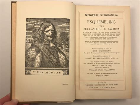 The Buccaneers Of America By Esquemeling John Hardcover No Date