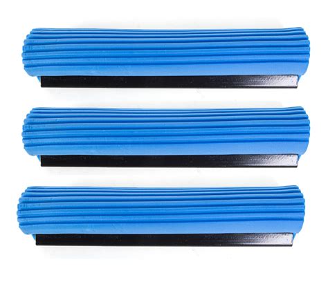 Pva Sponge Mop Heads Set Of 3 Foam Rubber Roller Mop Head Refill Rep