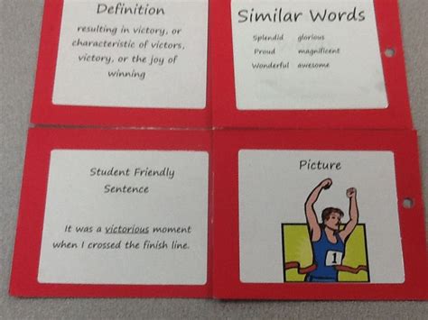 Frayer Model Vocabulary Card Model I Use This Model For Target Words