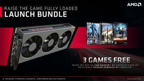 AMD Radeon Vega VII Gaming Performance Benchmarks Specifications