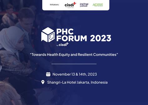 Phc Forum Cisdi