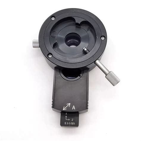 Olympus Microscope Analyzer Slider And 530nm Wave Plate For Bh2