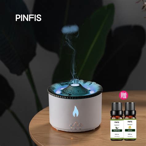 【品菲特pinfis】火山煙圈精油香氛機 贈天然精油薰衣草茶樹 水氧機 Yahoo奇摩購物中心