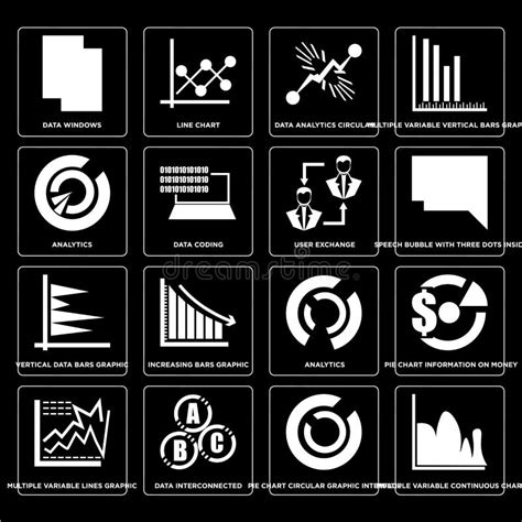 Set Of Multiple Variable Continuous Chart Analytics Data