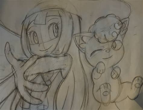 Lillie And Vulpix By Redfern05 On Deviantart