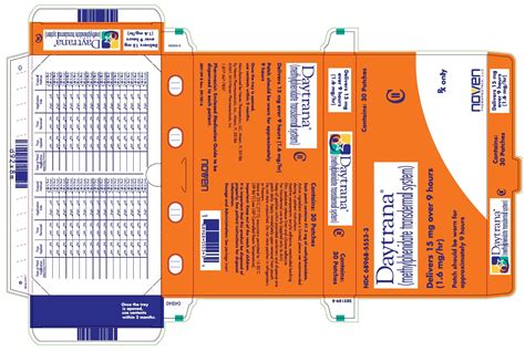 Dailymed Daytrana Methylphenidate Patch