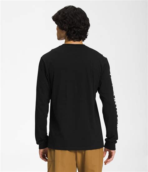 The North Face Sleeve Hit Long Sleeve Graphic T Shirt Basenz
