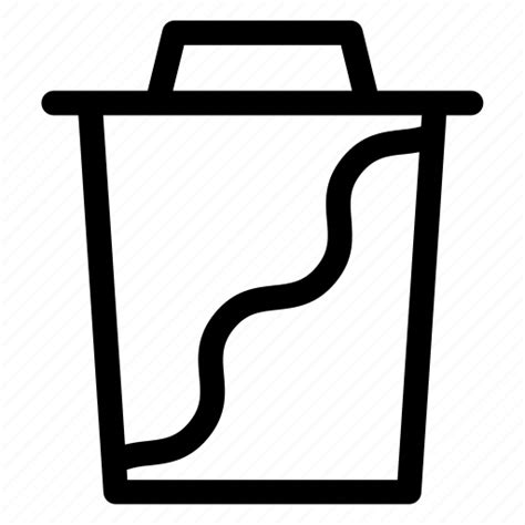 Trash Garbage Can Bin Delete Icon Download On Iconfinder