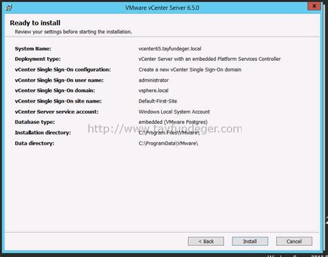 vCenter Server 6 5 Kurulumu Bölüm 3 vCenter Installation VMware