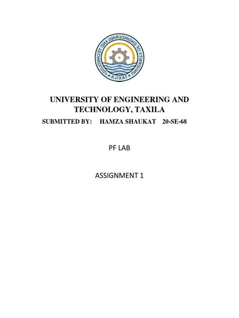pf lab assignment 1 c scientific calculator pdf science