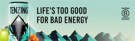 Tenzing Natural Energy Drink Plant Based Vegan And Gluten Free Bcaa