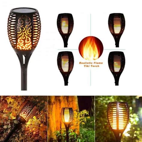 Solar Torch Lamp With Usb Charge Professional Led Lighting