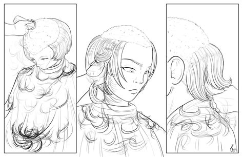 Asuka And Rei Get Headshaves Part 2 Lineart By Danielwartist On