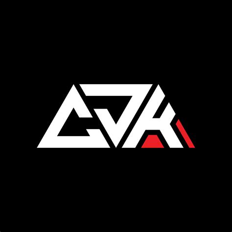 Cjk Triangle Letter Logo Design With Triangle Shape Cjk Triangle Logo Design Monogram Cjk