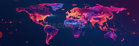 Abstract Vector Lines Depicting Flight Paths Global Destinations