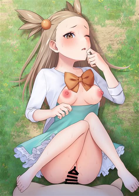 Rule 34 Barefoot Bow Tie Breasts Breasts Out Brown Eyes Brown Hair