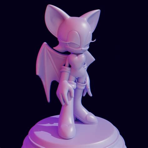 Stl File Rouge The Bat Sonic 🦇・3d Printer Model To Download・cults