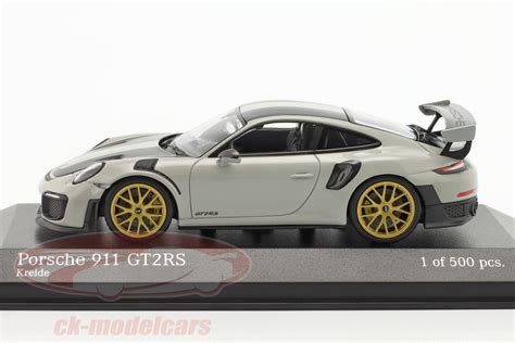 Minichamps 143 Porsche 911 991 Ii Gt2 Rs Weissach Package 2018 Chalk