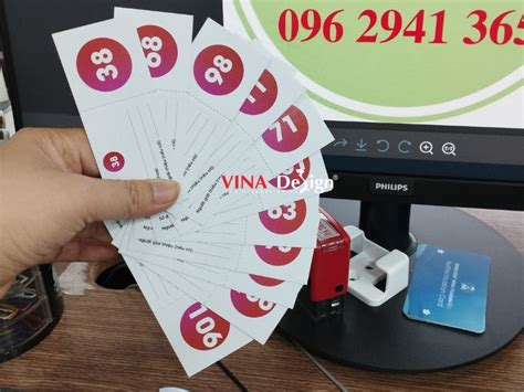 In Phiếu Bốc Thăm Trúng Thưởng Cho Sự Kiện Events Vinadesign Giá 1