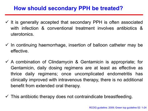 Management Of Post Partum Hemorrhage Pph Pptx