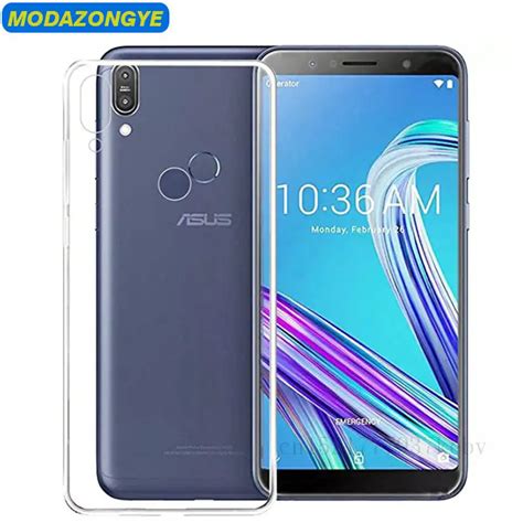 ASUS Zenfone Max Pro M1 Case Soft Transparent TPU Cover Phone Case ASUS ...