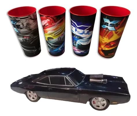 Set Palomera Vasos Rapidos Y Furiosos X Cinemex En Mano En Venta En