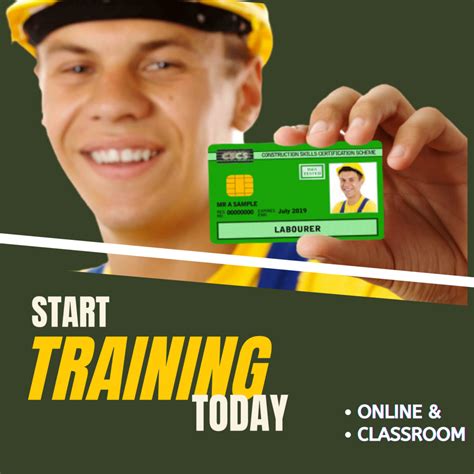 Green CSCS Labourer Card Level Health And Safety Awareness Course
