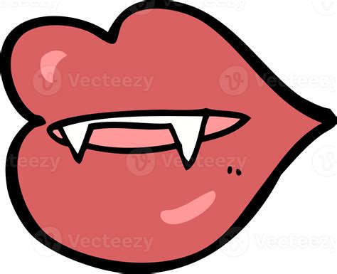 Cartoon Vampire Fangs 45319548 Png