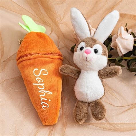 Rabbit In Carrot Plush Etsy