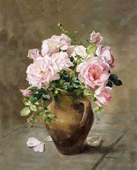 美麗的花·靜物油畫作品欣賞 每日頭條