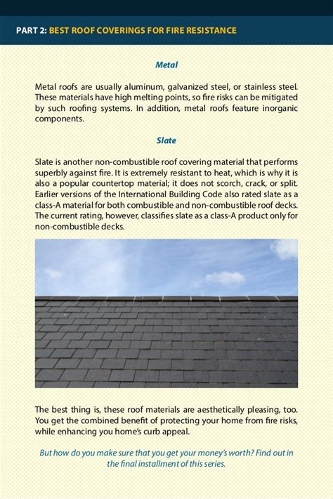Roofing Materials With The Best Fire Ratings