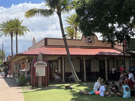 Historic Haleiwa Town On The North Shore Of Oahu In Hawaii Editorial