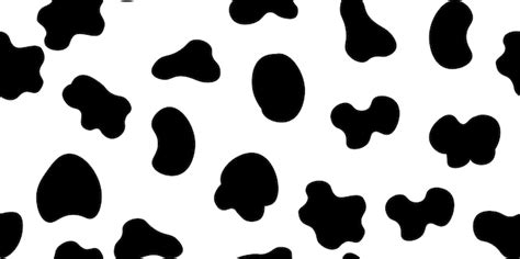 Estampado De Vaca Sin Costuras Vector Premium