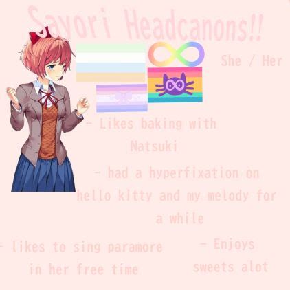 Sayori DDLC Headcanons In 2023 Literature Club Headcanon Literature