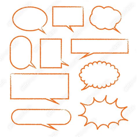 디자인엘리먼트 이미지 색연필 선 인조물건 말풍선 문자기호 드로잉하기 움직이는활동 손그림 도형 이미지 Jv12609330 일러스트 무료 일러스트