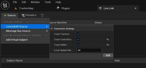 How To Use Vive Trackers With Unreal Engine 53 Using Livelink