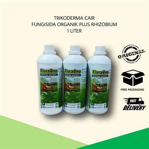 Jual Tricoderma Cair Plus Pgpr Rhizobium Floraone 1 Liter Trichoderma