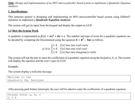 Title Design And Implementation Of An