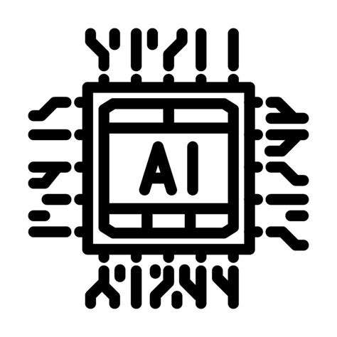 Ai Optimization Chip Data Center Line Icon Illustration 54191998 Vector Art At Vecteezy