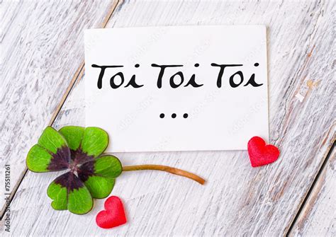Stockfoto Toi Toi Toi Adobe Stock