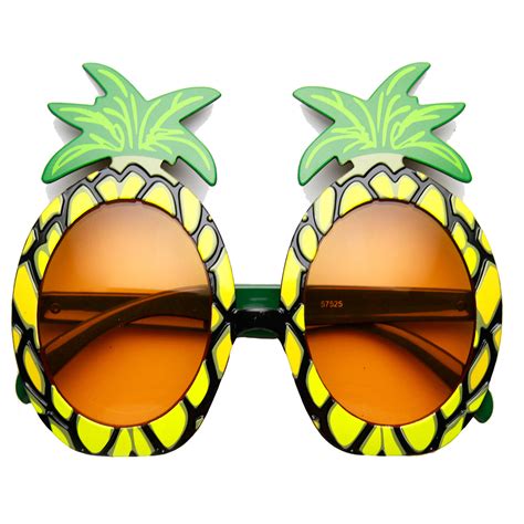 Pineapple Pina Colada Tropical Luau Beach Fun Party Fruit Sunglasses