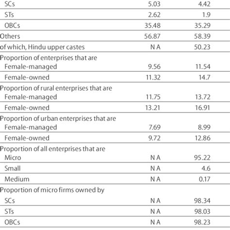 Descriptive Statistics For The Registered Manufacturing Msme Sector