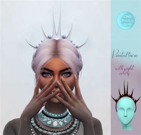 The Sims 4 Pointed Tiara Mods Sims Sims 4 Sims