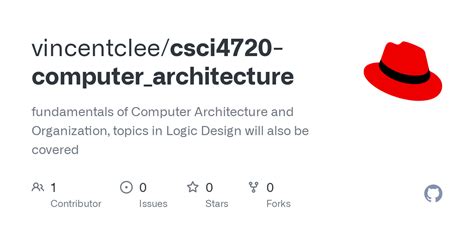 Github Vincentcleecsci4720 Computerarchitecture Fundamentals Of