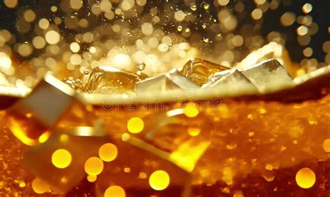 Sparkling Soda With Ice Cubes Stock Footage Video Of Sweet Sugary