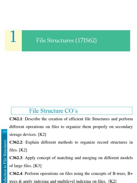 Chapter 1 Introduction To File Structures Pdf